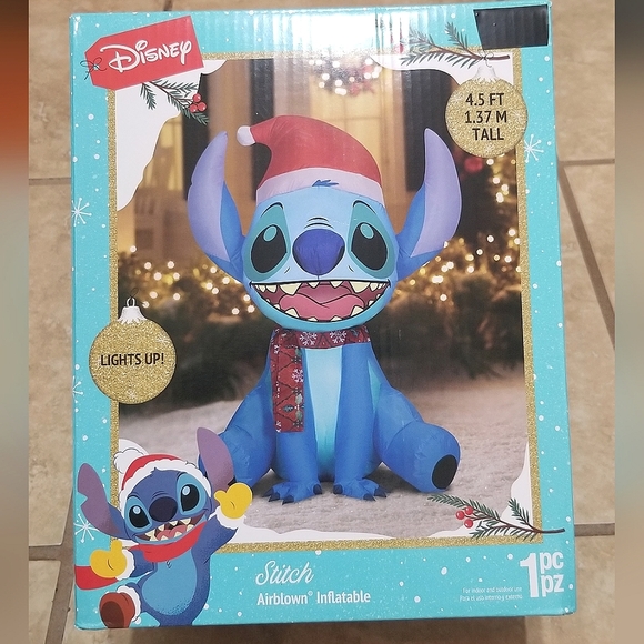 Gemmy | Holiday | Gemmy Disney Holiday Stitch 45ft Airblown Inflatable ...